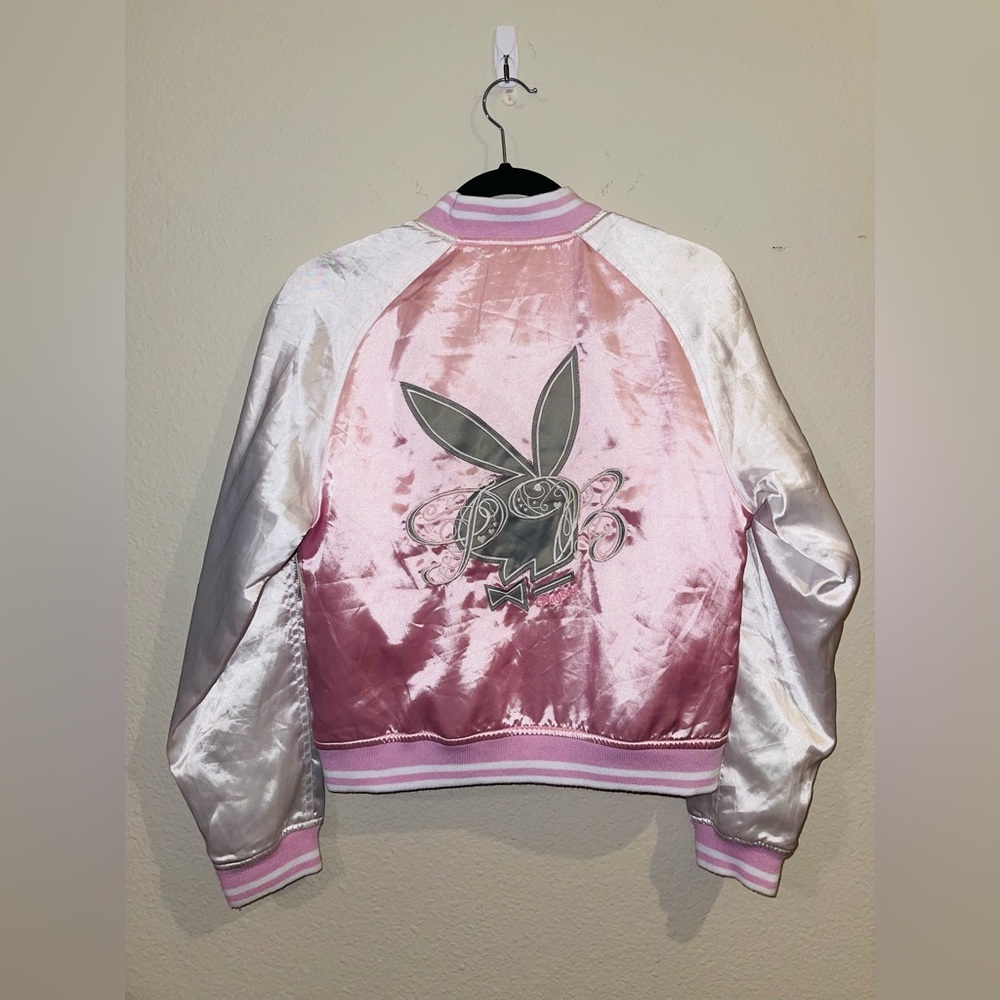 Y2k Vintage Original Playboy Bomber Jacket - Gem